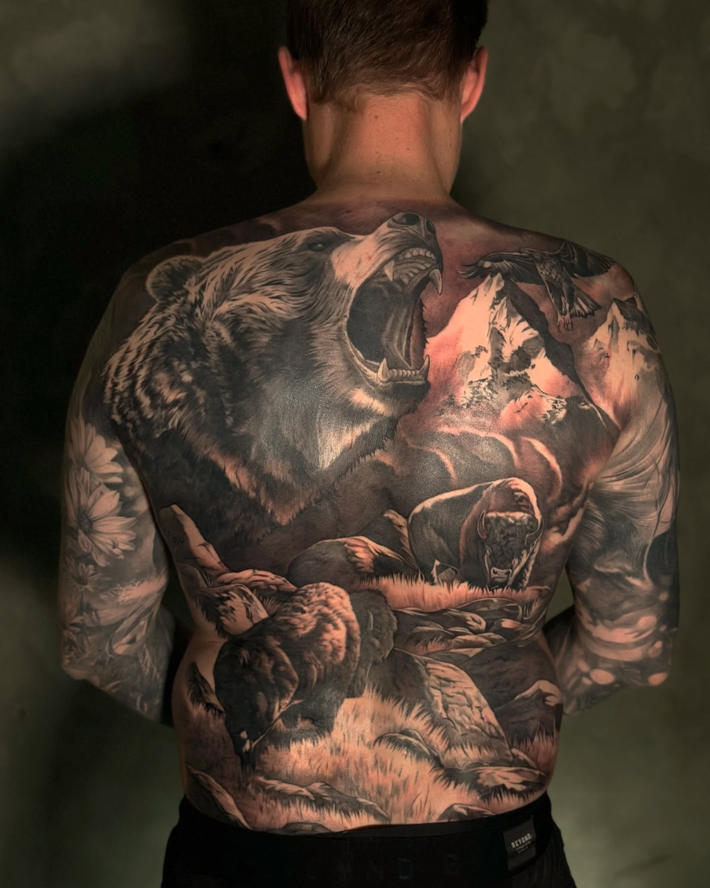 Wildlife Back Tattoo • Tattoodo