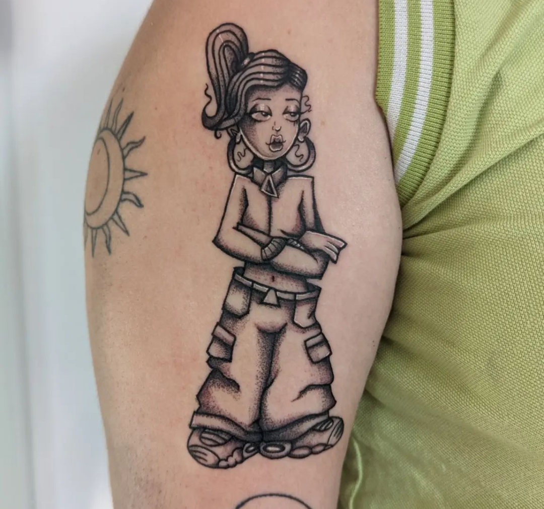 Cartoon Girl Tattoo • Tattoodo
