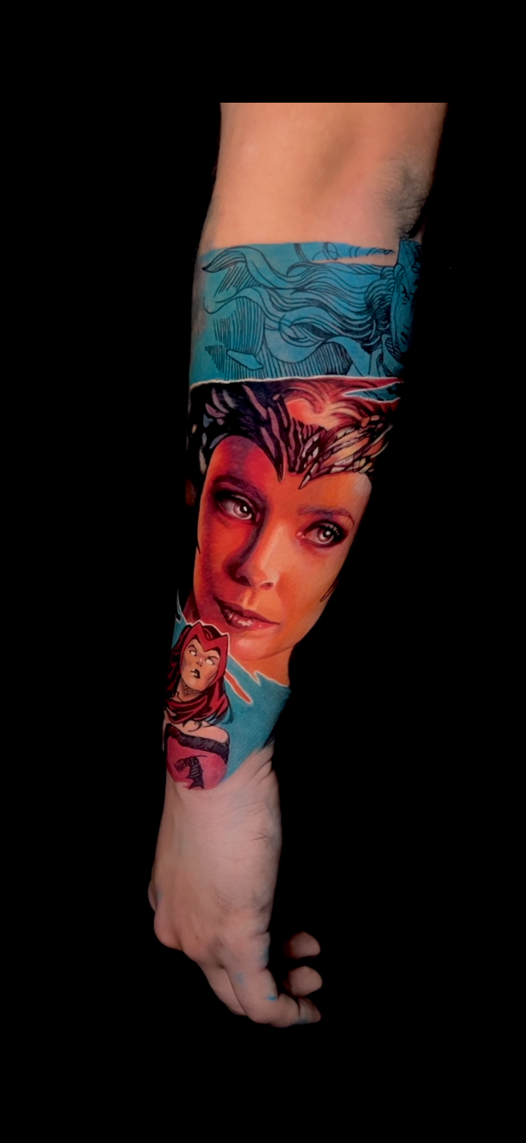 Comic Book Character Tattoo • Tattoodo