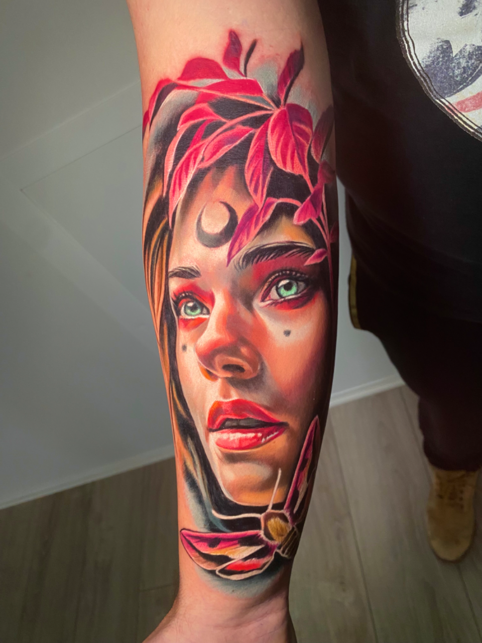 Realistic Flower Woman Tattoo • Tattoodo