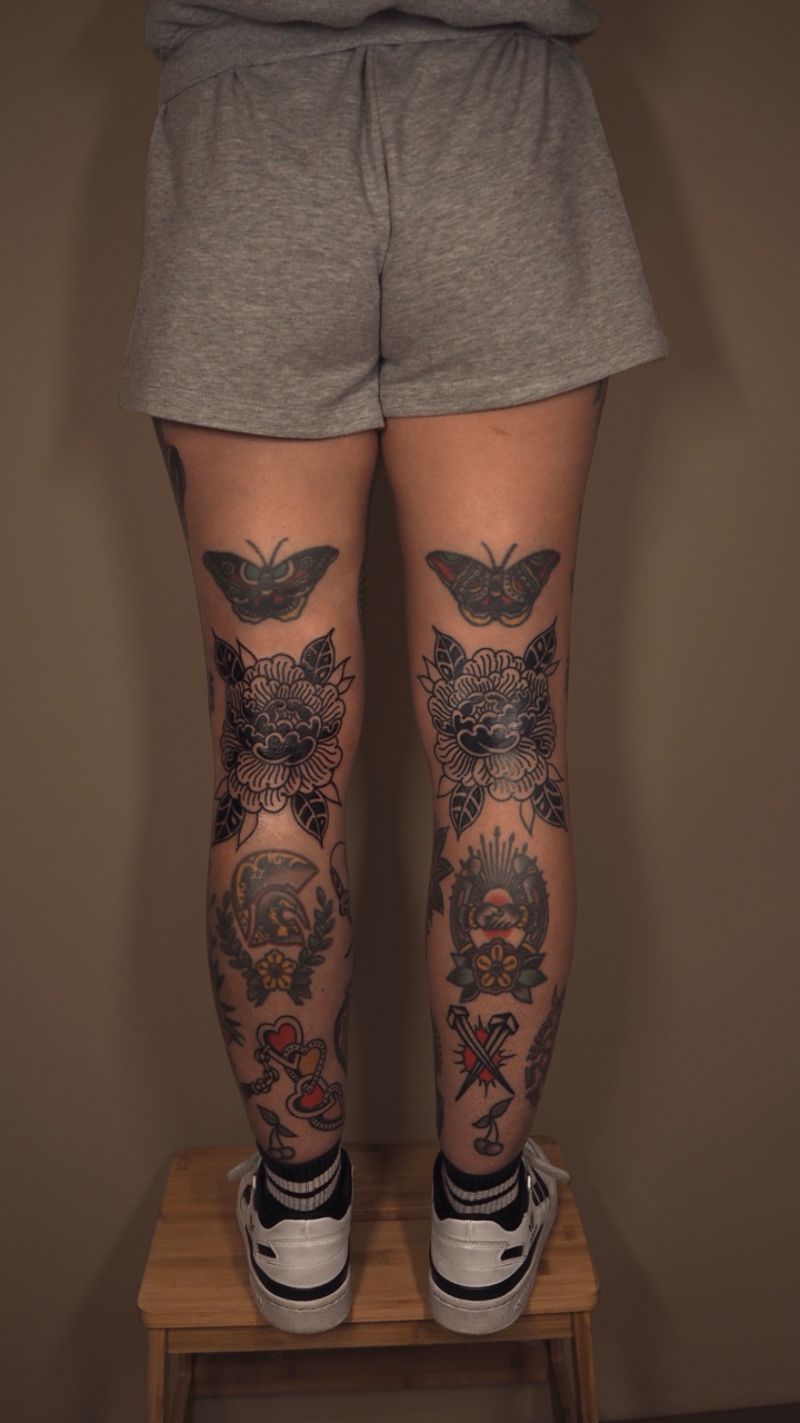 Traditional Leg Tattoos • Tattoodo