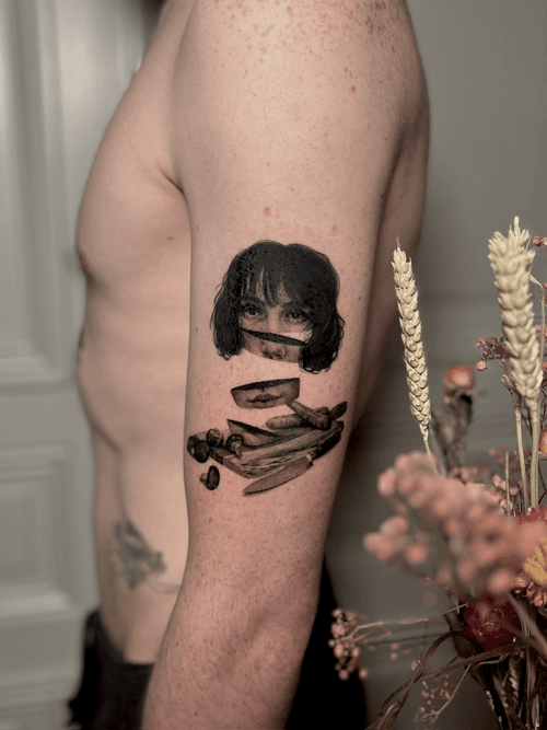 Face and Still Life Tattoo • Tattoodo