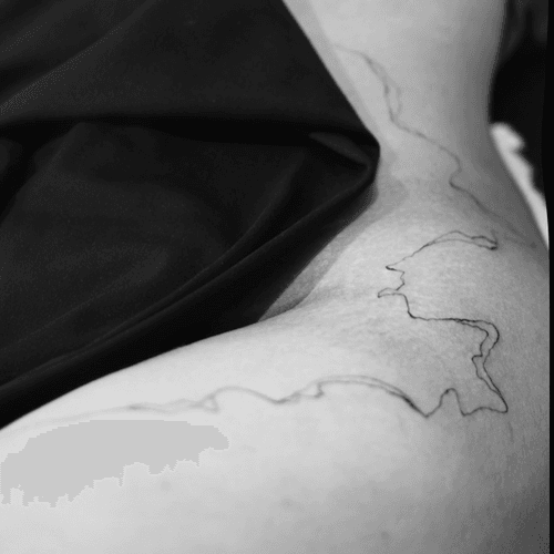Abstract Map Outline • Tattoodo