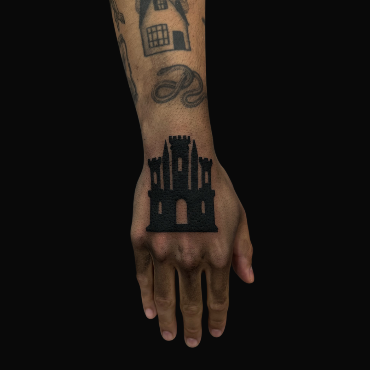 Castle Hand Tattoo • Tattoodo