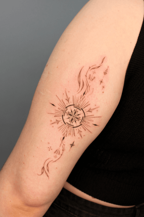 Compass Arm Tattoo • Tattoodo