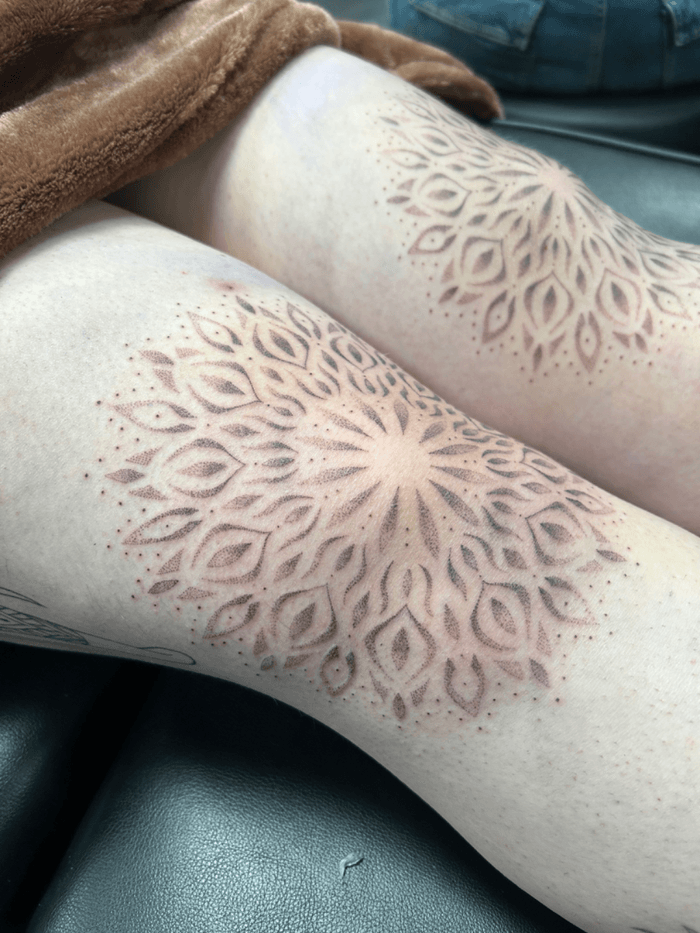 Mandala Knee Tattoos • Tattoodo