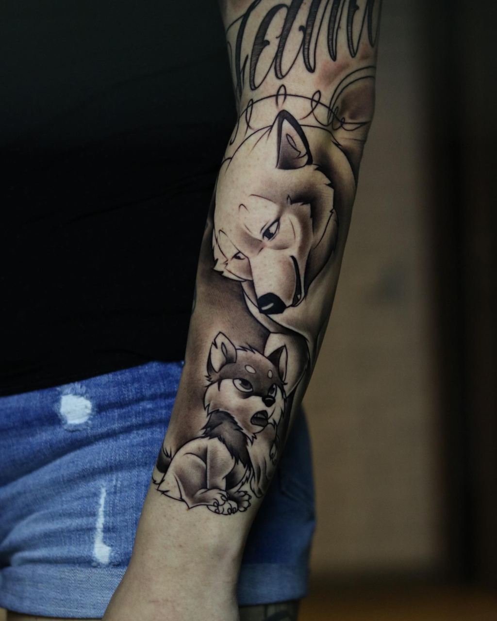 Wolf Pup Tattoo • Tattoodo