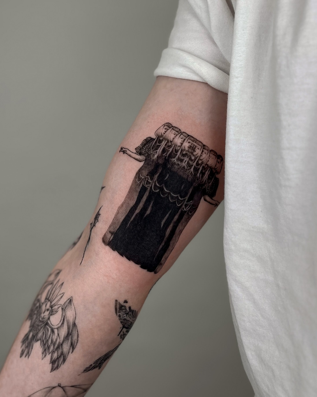 Black Dress Tattoo • Tattoodo