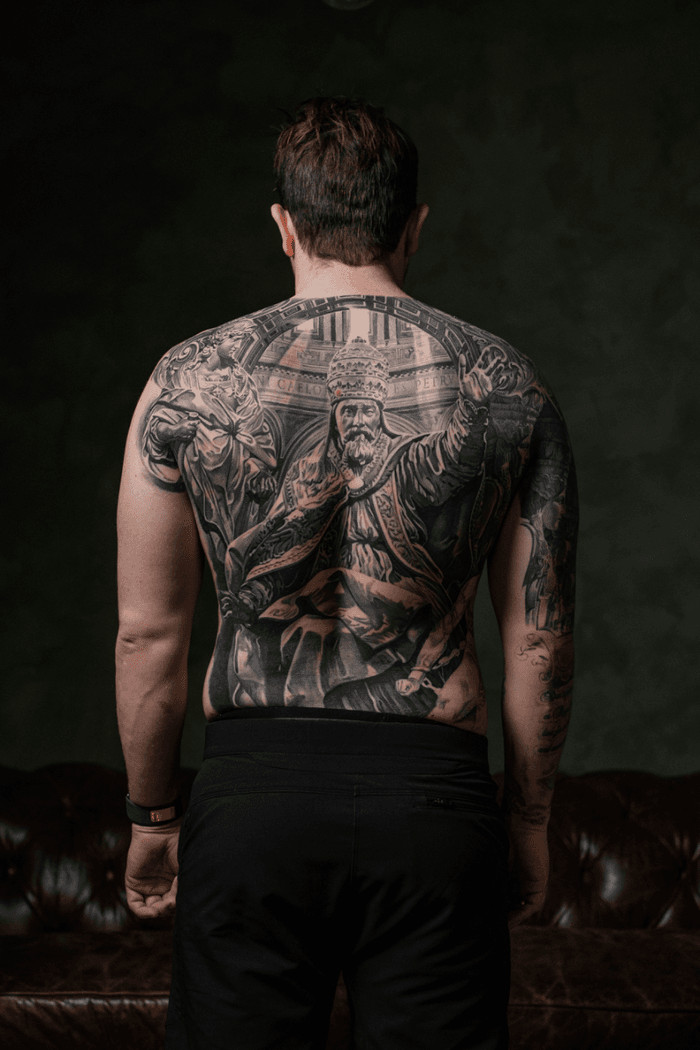 Pope Back Tattoo • Tattoodo