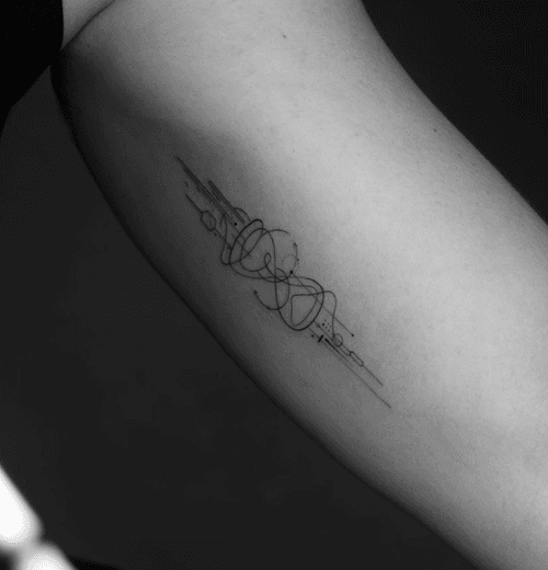 Geometric Hourglass Tattoo by Victoria • Tattoodo