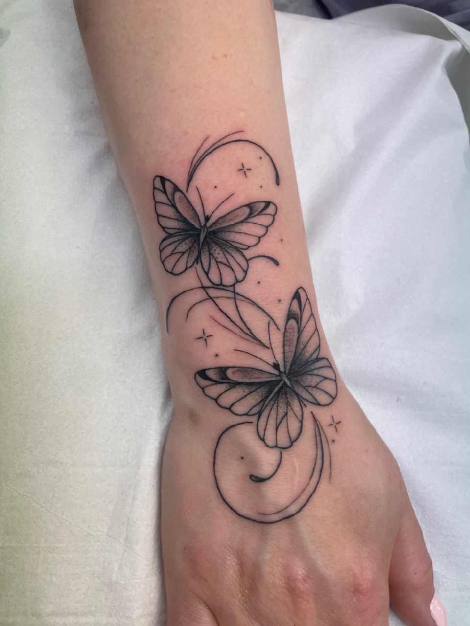 Intricate Butterfly Design by Marc ‘Cappi’ Caplen • Tattoodo