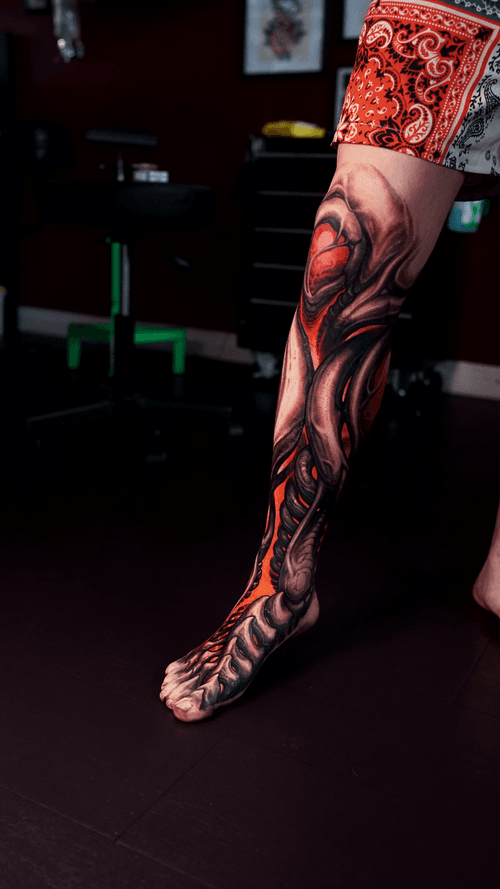 Biomechanical Leg • Tattoodo