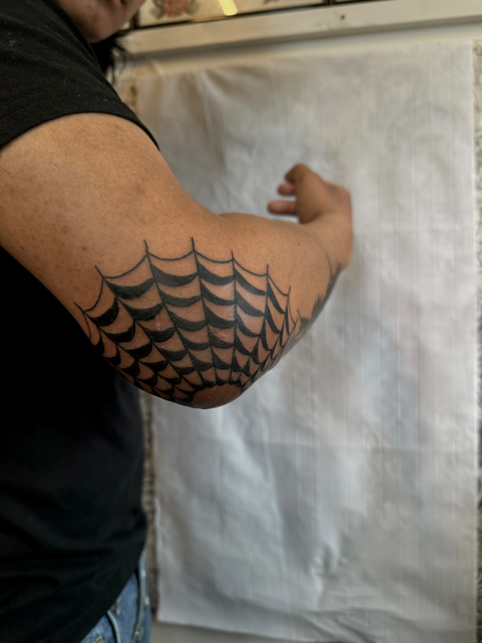 Traditional Spider & Web Tattoo • Tattoodo