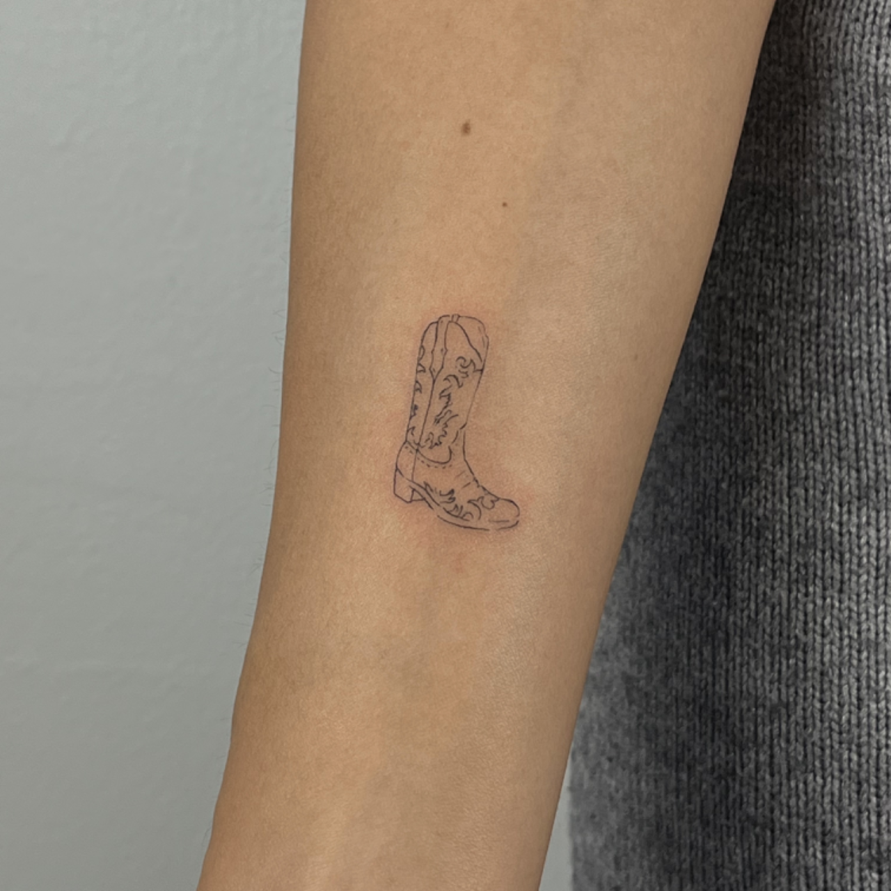 Cowboy Boot Tattoo