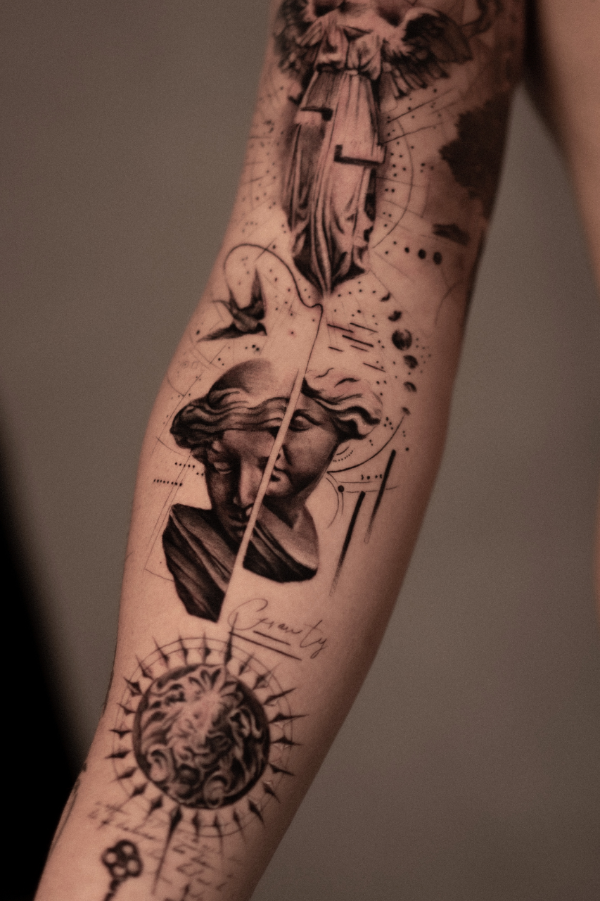 Sectioned Classical Tattoo • Tattoodo