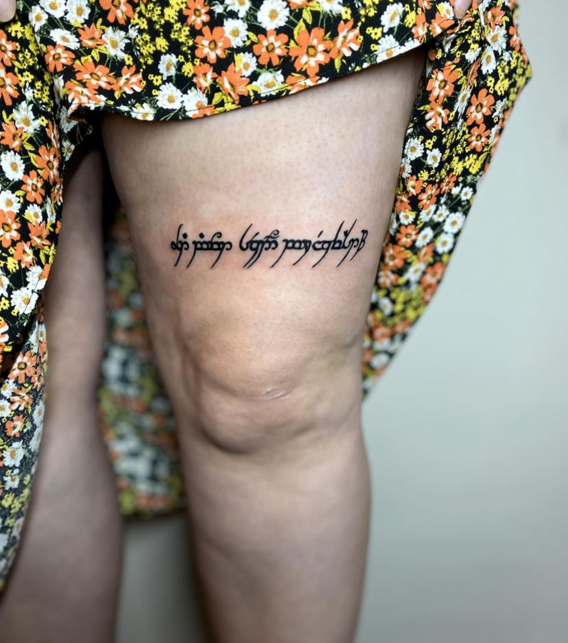 Elvish Script Tattoo • Tattoodo