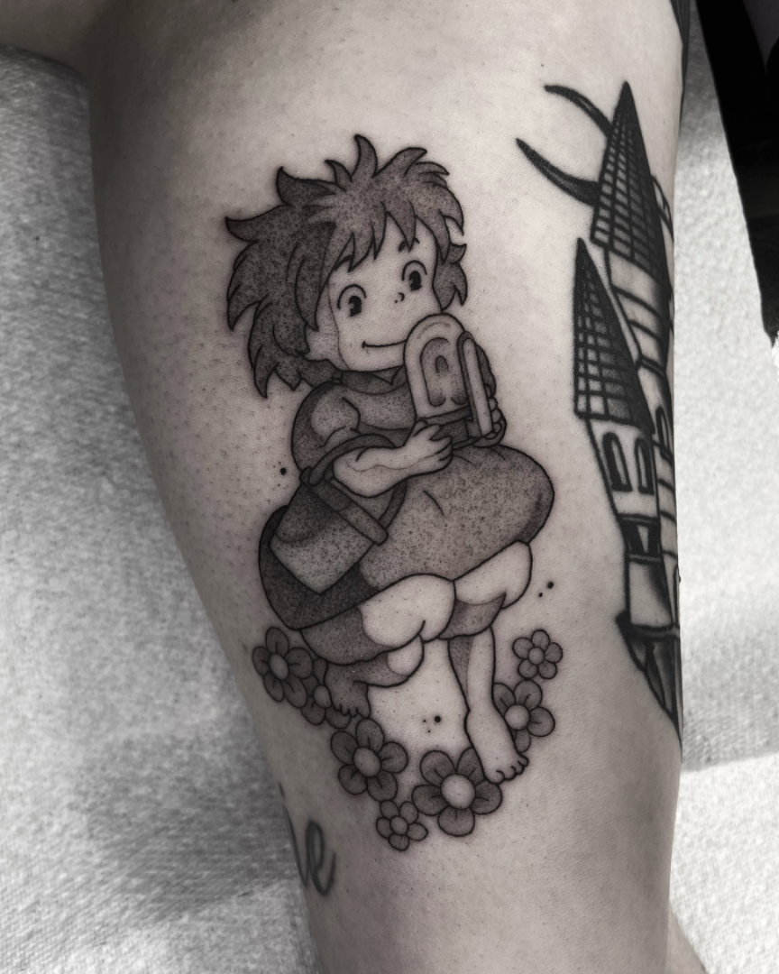 Studioghibli inspired Ponyo tattoo • Tattoodo