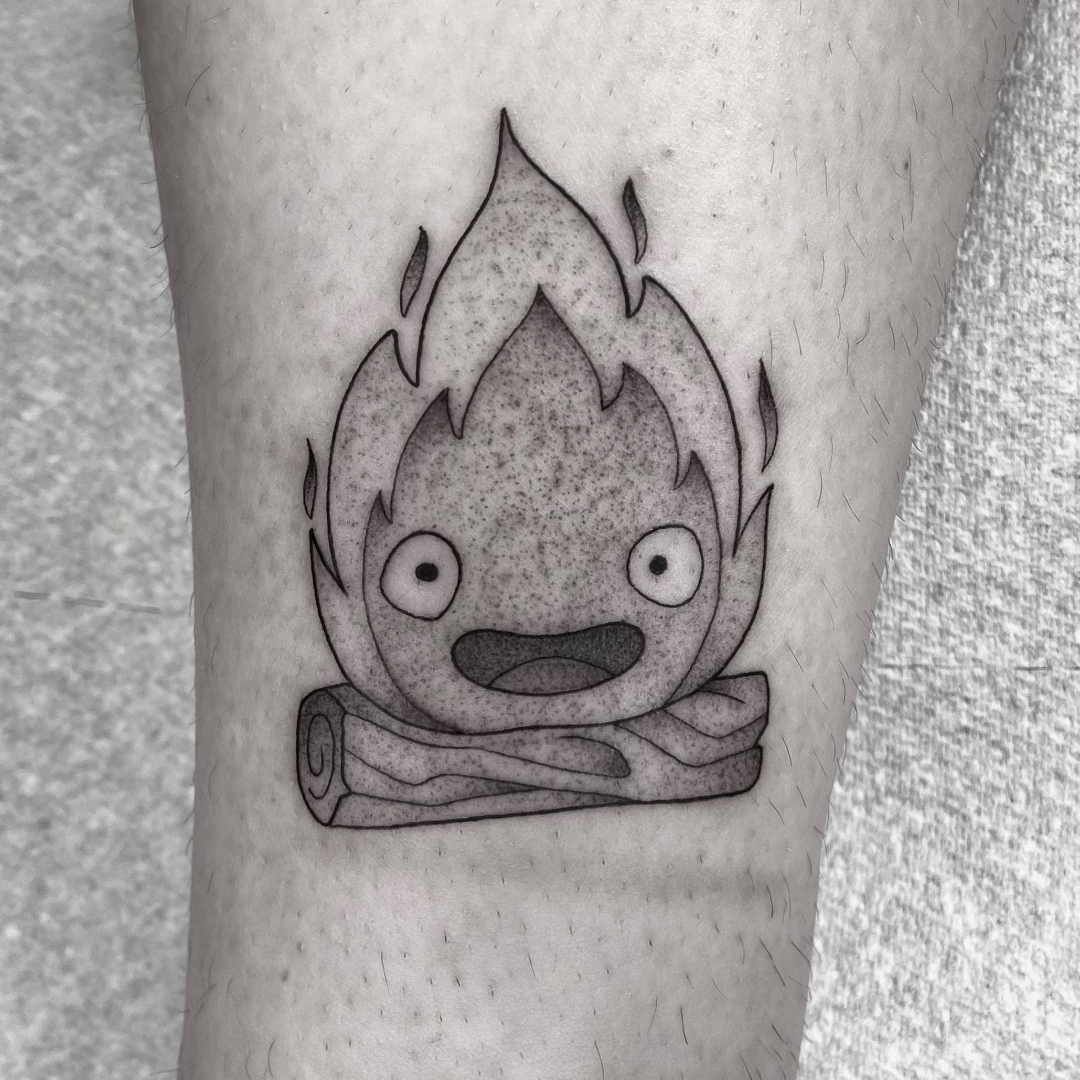 Calcifer tattoo ideas - Bronctattooaus.com