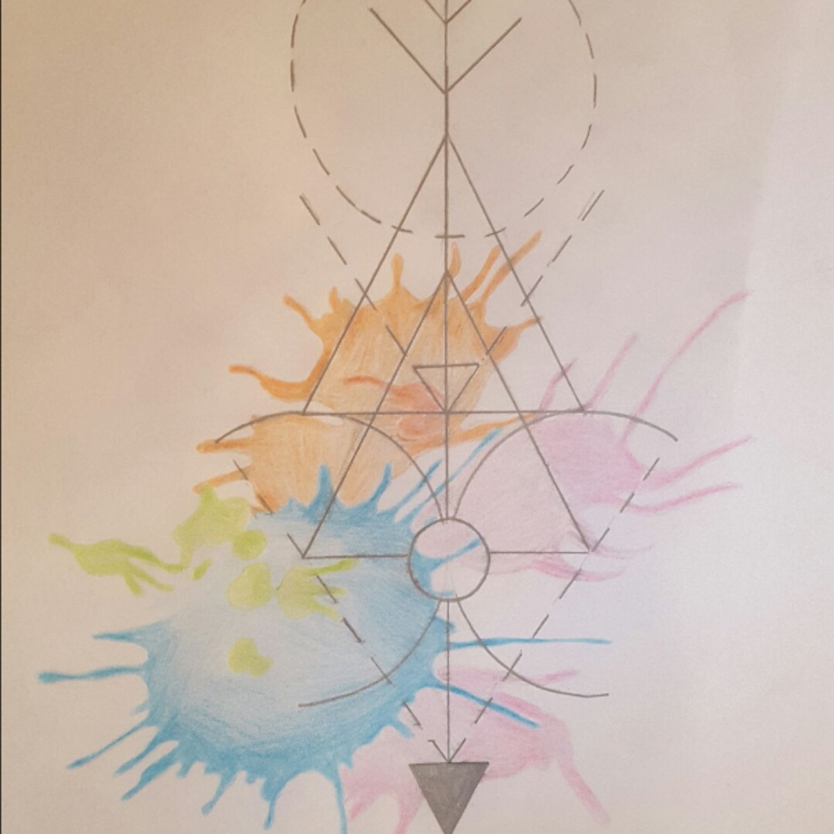 Tattoo uploaded by Andy Dack • Line work colour splash • Tattoodo