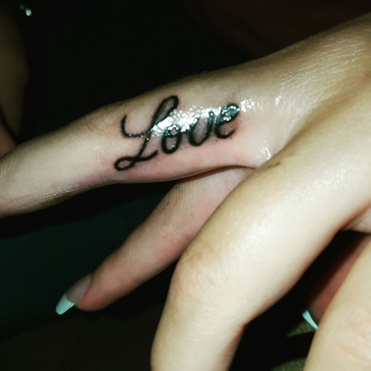 Tattoo uploaded by Andy Dack • Finger tattoo • Tattoodo