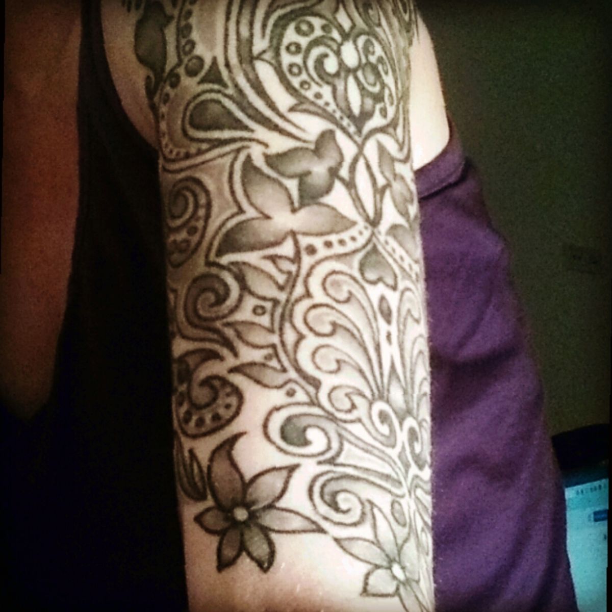 Tattoo uploaded by Ana • A tattoo based in the Alhambra ornaments by ...