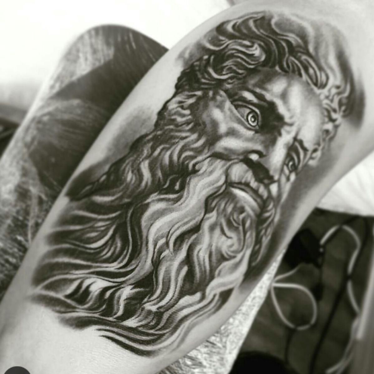Tattoo uploaded by Alexandre Dallier • Moisés Black and gray Tattoo ...