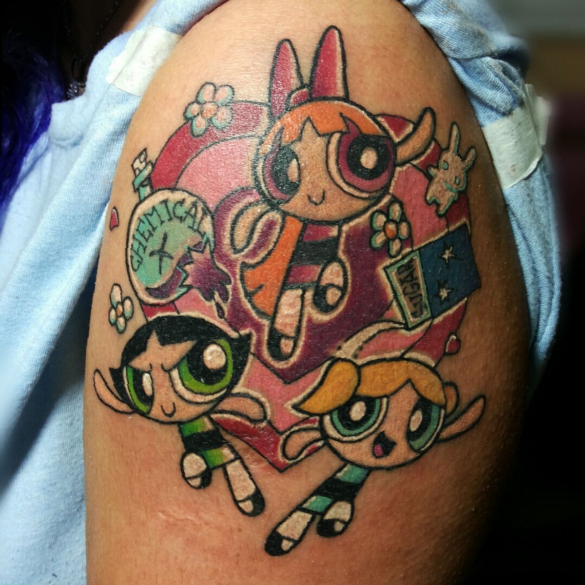 Tattoo uploaded by Menke • Super powerpuff girls done at energon tattoo ...