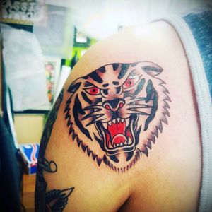 Tattoo uploaded by Dustin Currie • Tiger by Benny Hannya for Hudson ...