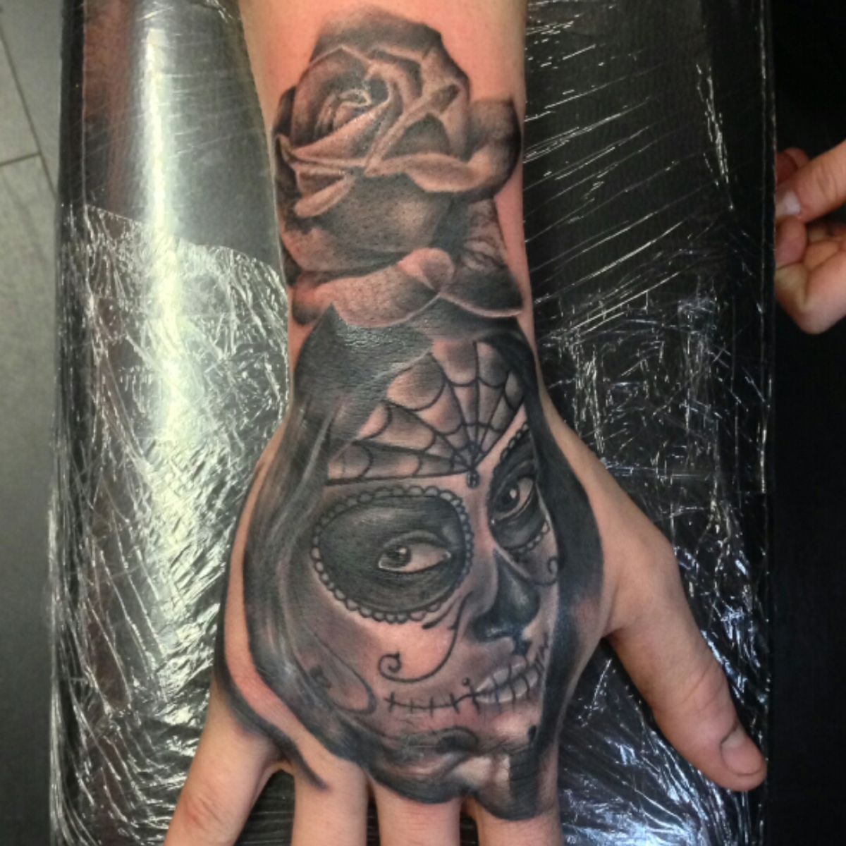 Tattoo uploaded by Shane Gleave • Hand jammer done towards the start of ...