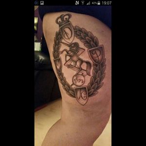 Tattoo uploaded by Lindsay • Two REME badge designs merged into one in ...