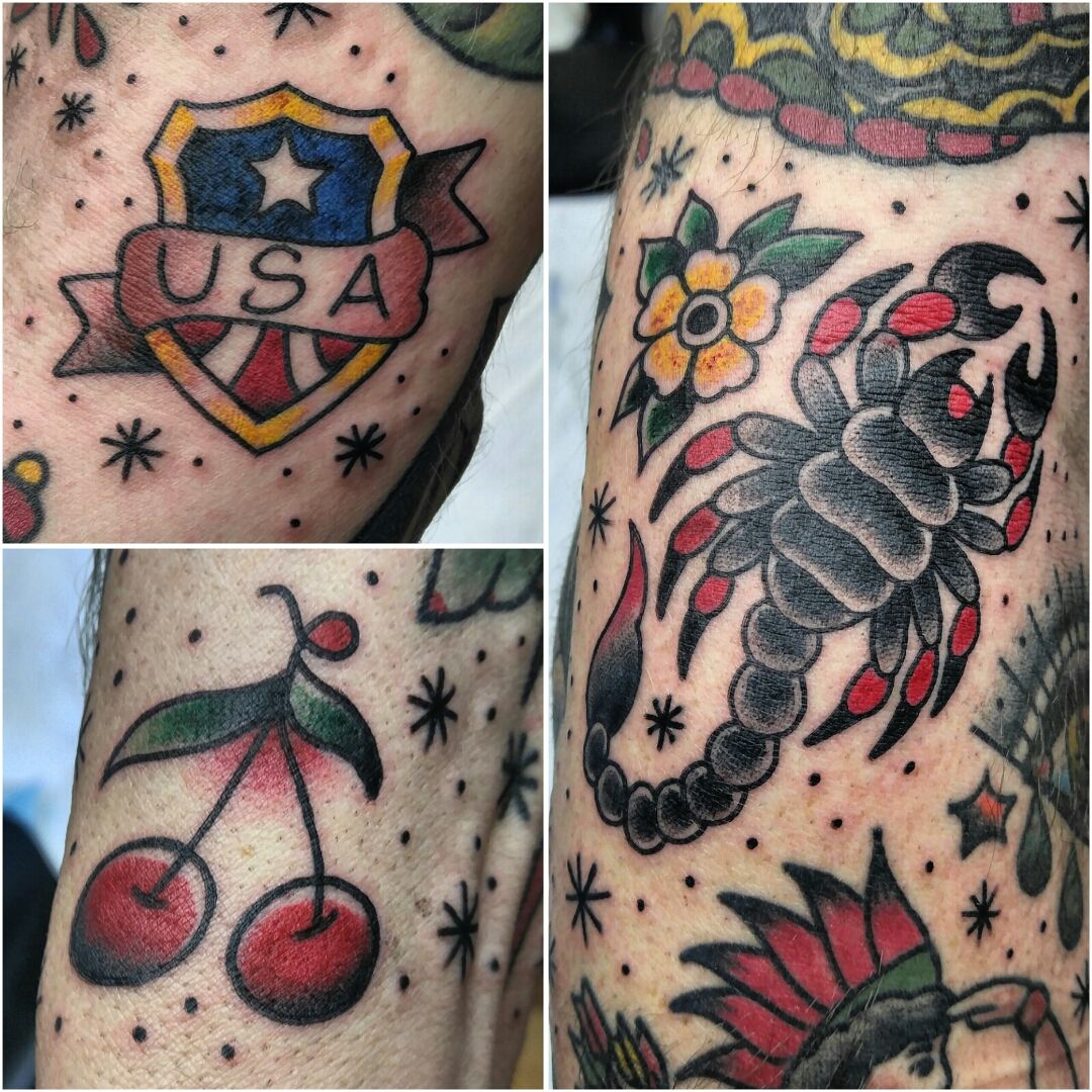American Traditional Sleeve Filler