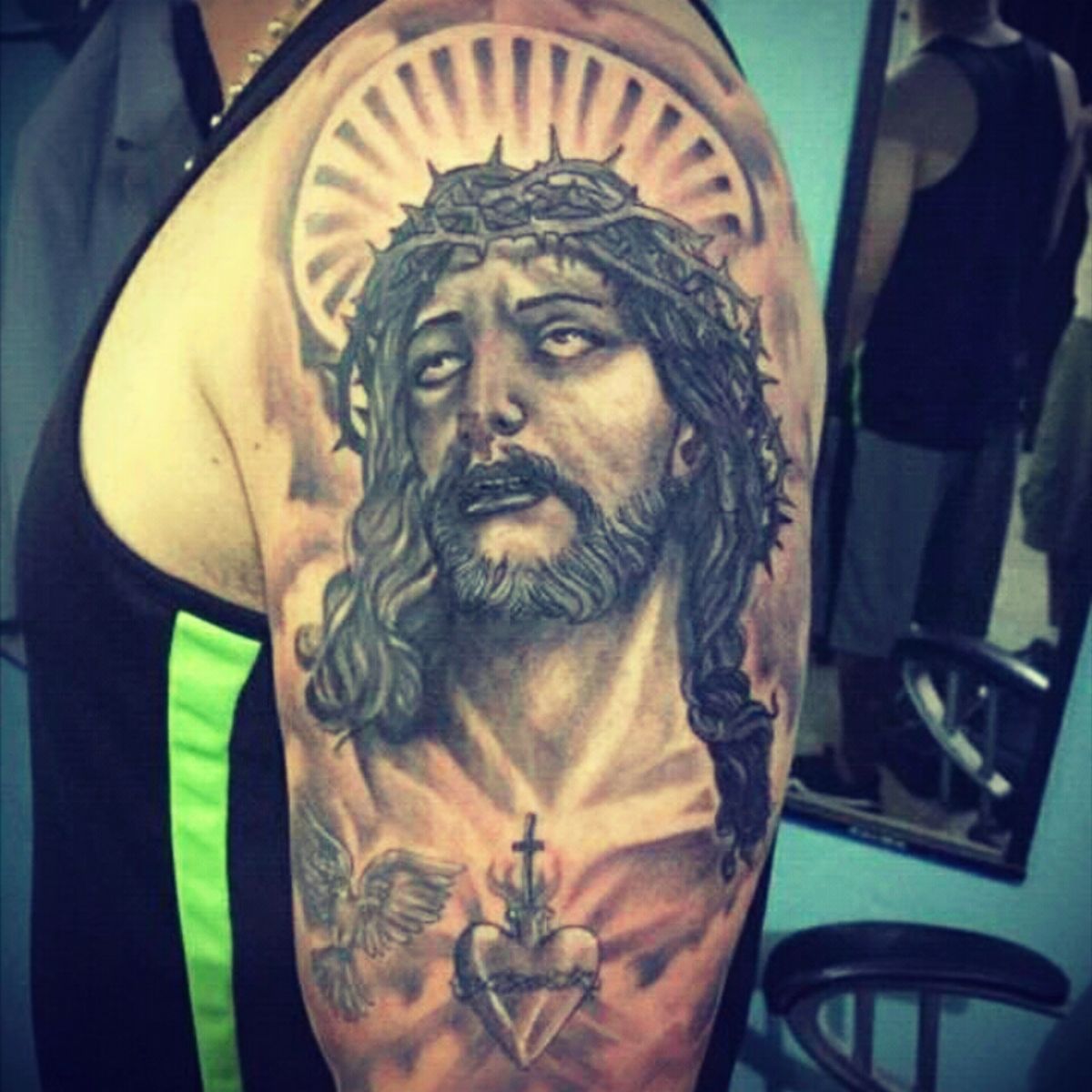 Tattoo uploaded by Toby Salvaje • Yesus tat by me Tobias!!! #8999478825 ...