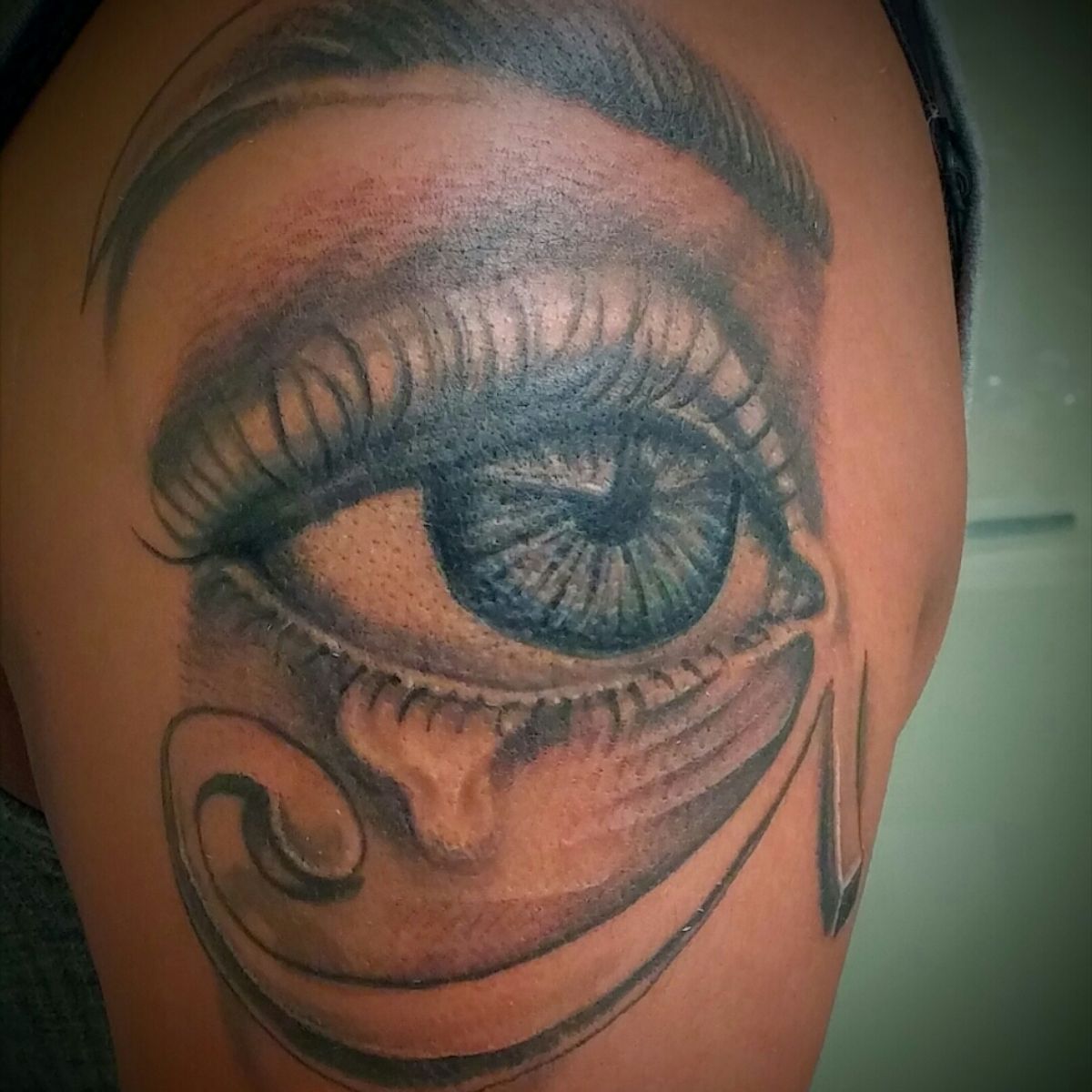 Tattoo uploaded by Mylo LaTour • Egyptian Rah tattoo custom • Tattoodo