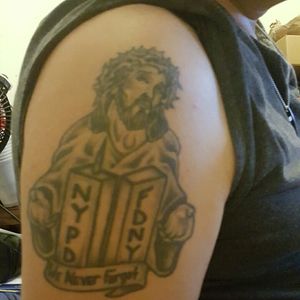 Tattoo uploaded by n2ndu • This is the world Trade Center with nypd and ...
