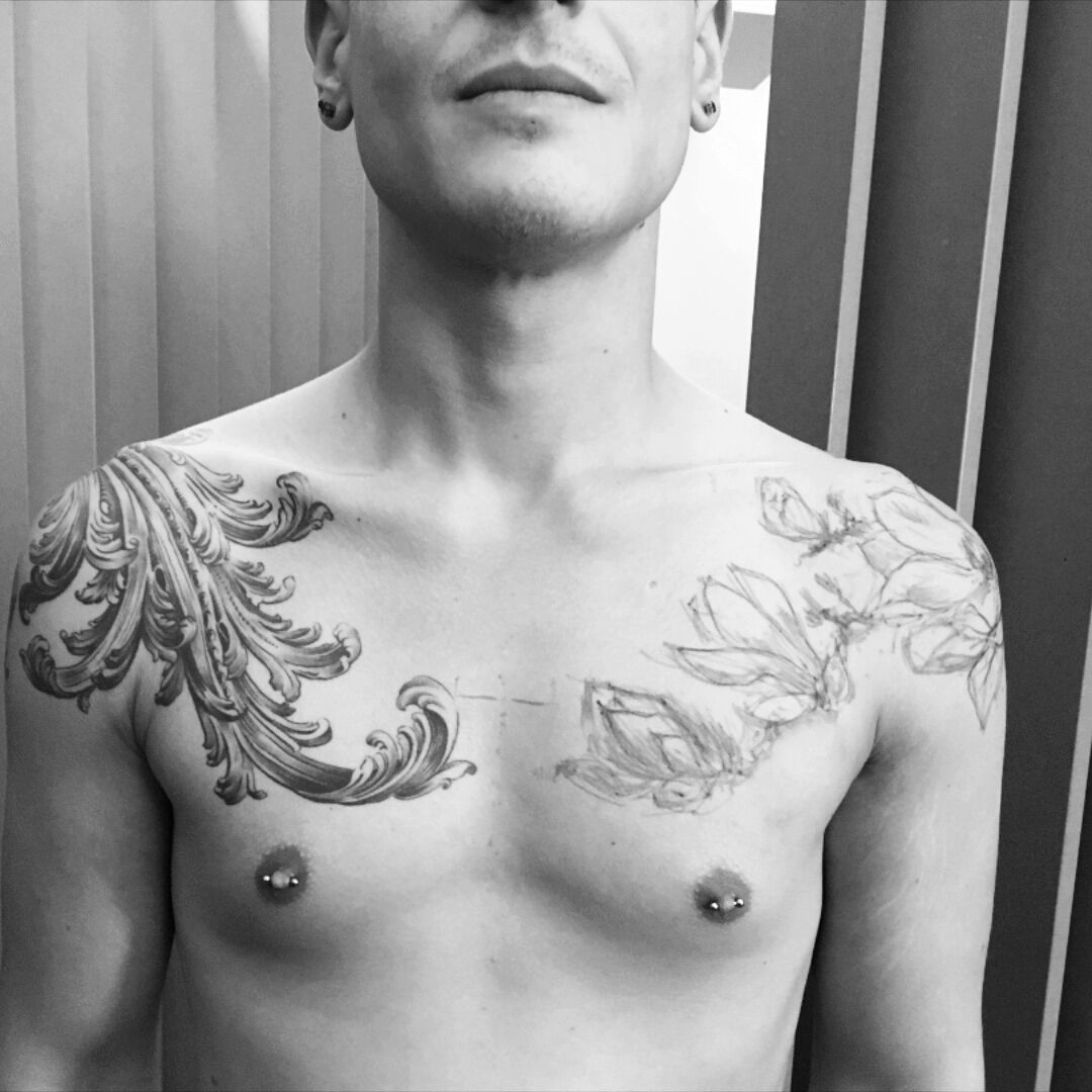 Magnolia Tattoo Designs For Men