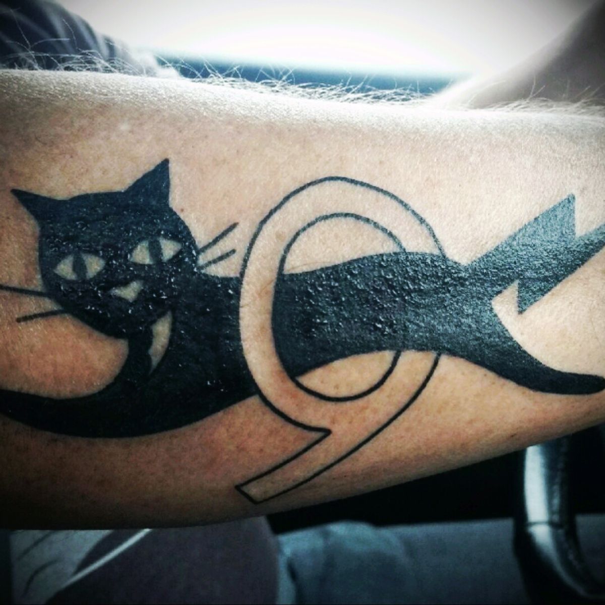 Tattoo uploaded by Steve Cubbage • USS Wadsworth #black #blackcat ...
