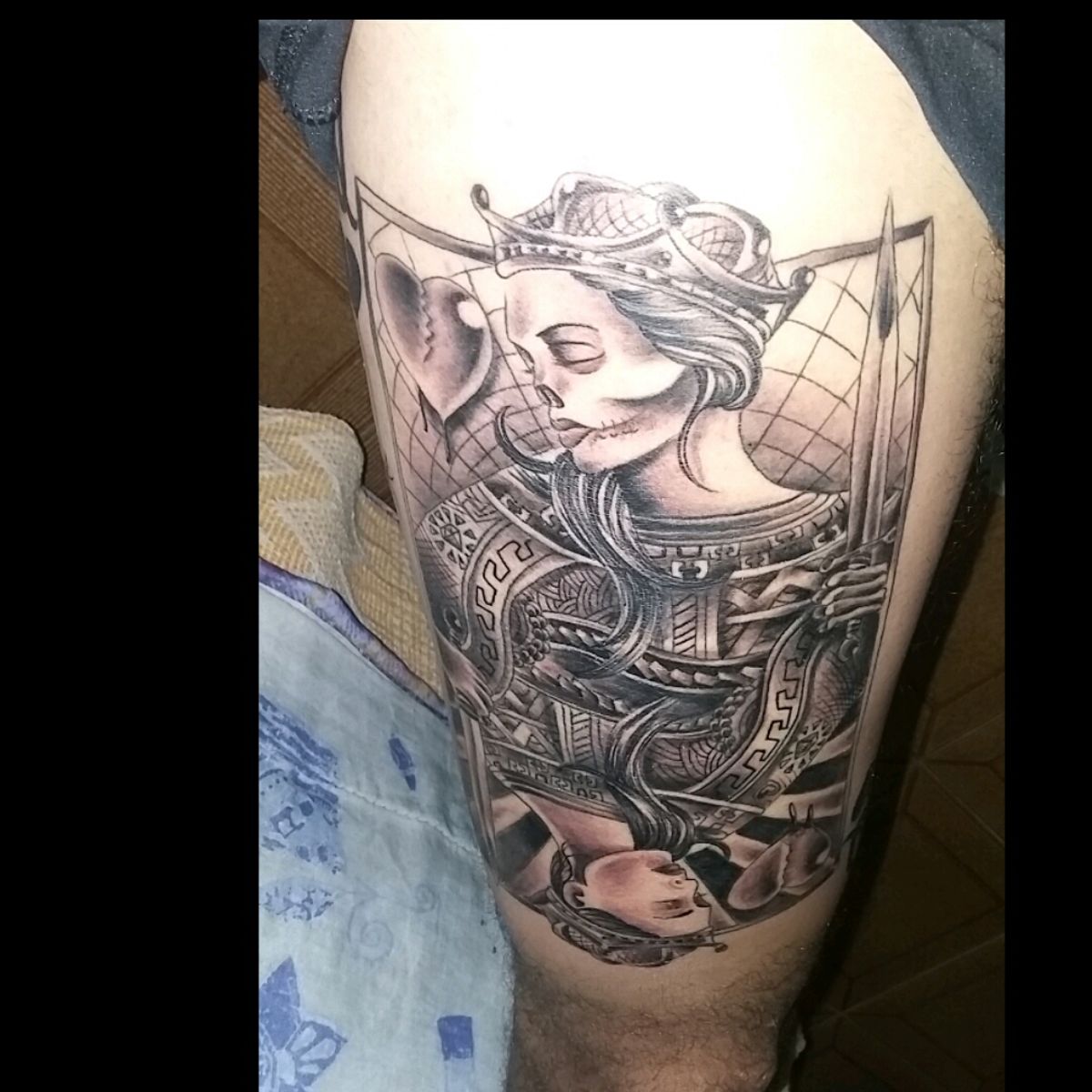 Tattoo uploaded by Michel Jean • Dama Lovetatto Insanity Tattoo • Tattoodo