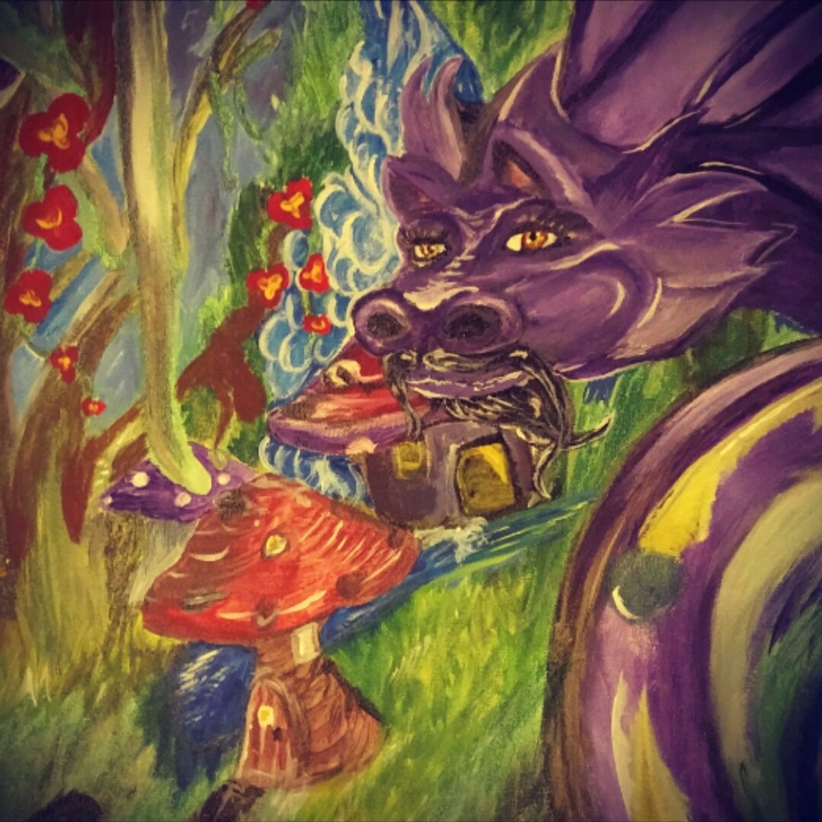 Tattoo uploaded by Elora Midgley • Dragon land • Tattoodo