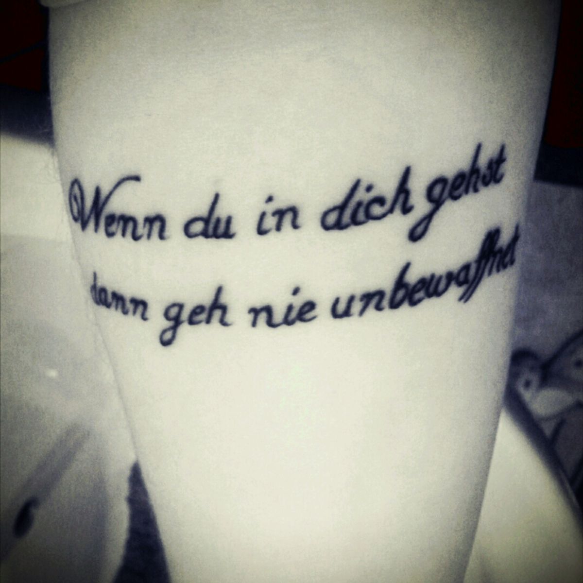 Tattoo uploaded by Jenni • Text. Jennifer Rostock. -Psychocrew// Jesus ...