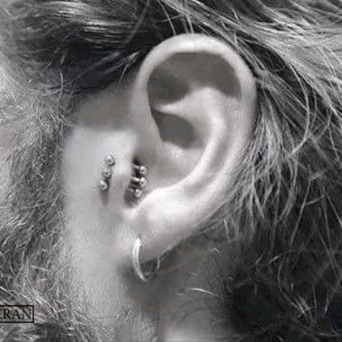 Tattoo uploaded by Ali Deeran • Triple Tragus Piercing #piercing • Tattoodo