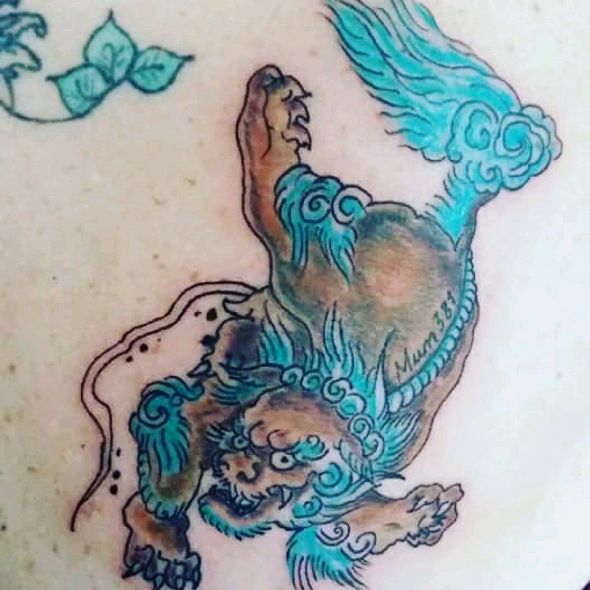 Tattoo uploaded by Sandra Douglas • Foo dog to represent my mum • Tattoodo