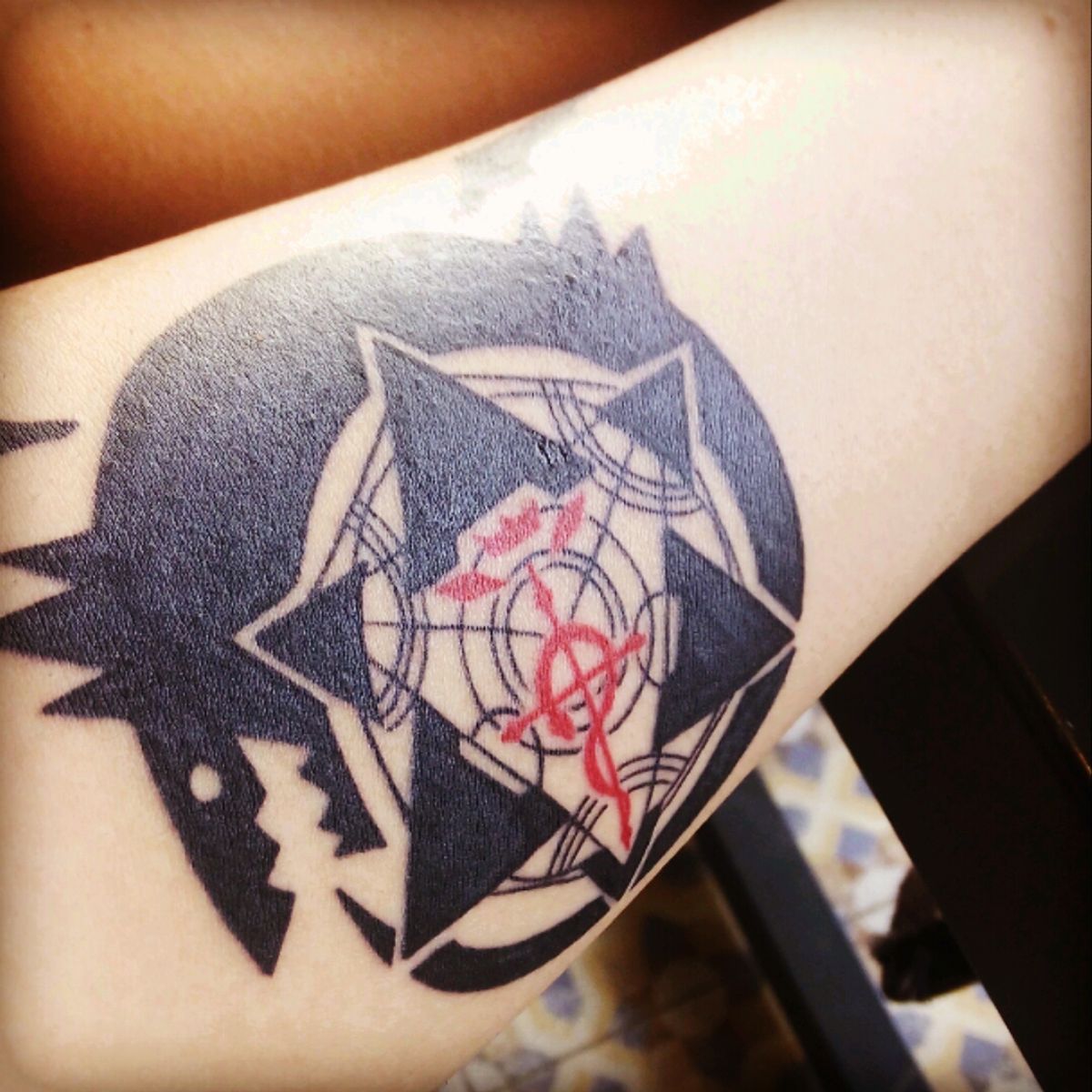 Tattoo uploaded by Hugo Bernal • Homunculus transmutation circle • Tattoodo