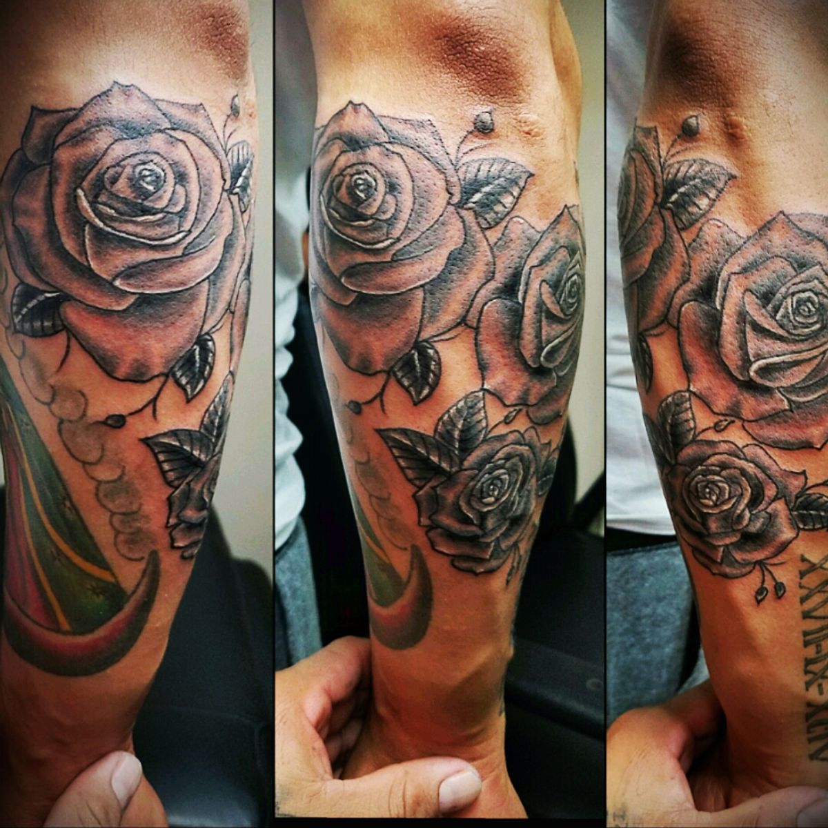 Tattoo uploaded by MannyTattoo • roses done at Streamline Body Art ...