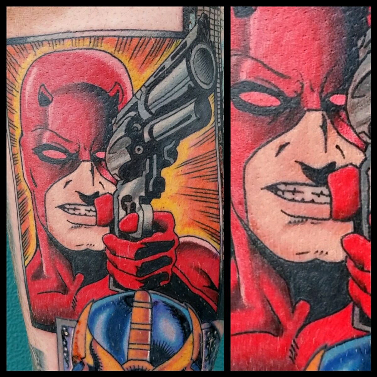 Tattoo Uploaded By Steve Rieck • Daredevil Comic Panel Inkfusion