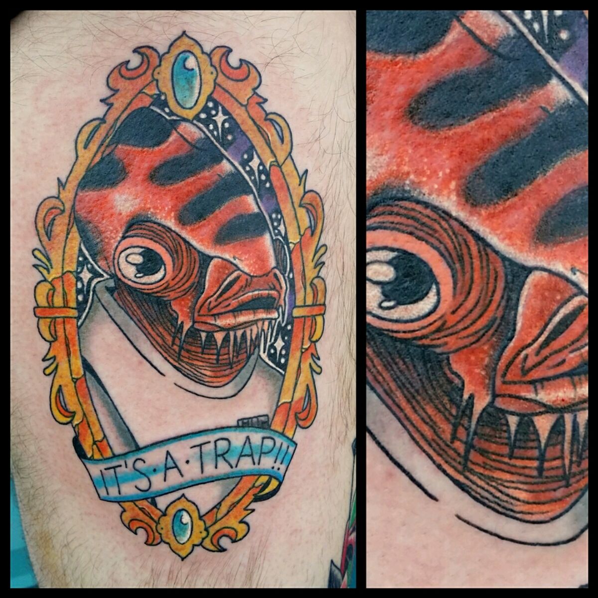 Tattoo uploaded by Steve Rieck • It's A Trap #inkfusion # ...