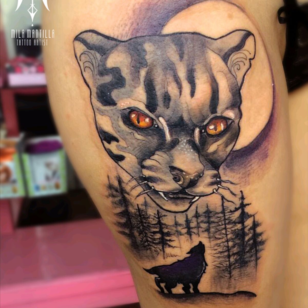 Tattoo uploaded by tattoo artist • Meow! #tattoocats #blackandgrey # ...