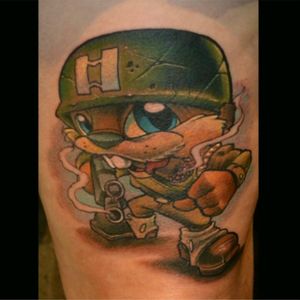 Tattoo uploaded by Bryce • Super cool #Conker tattoo by #JimeLitwalk # ...