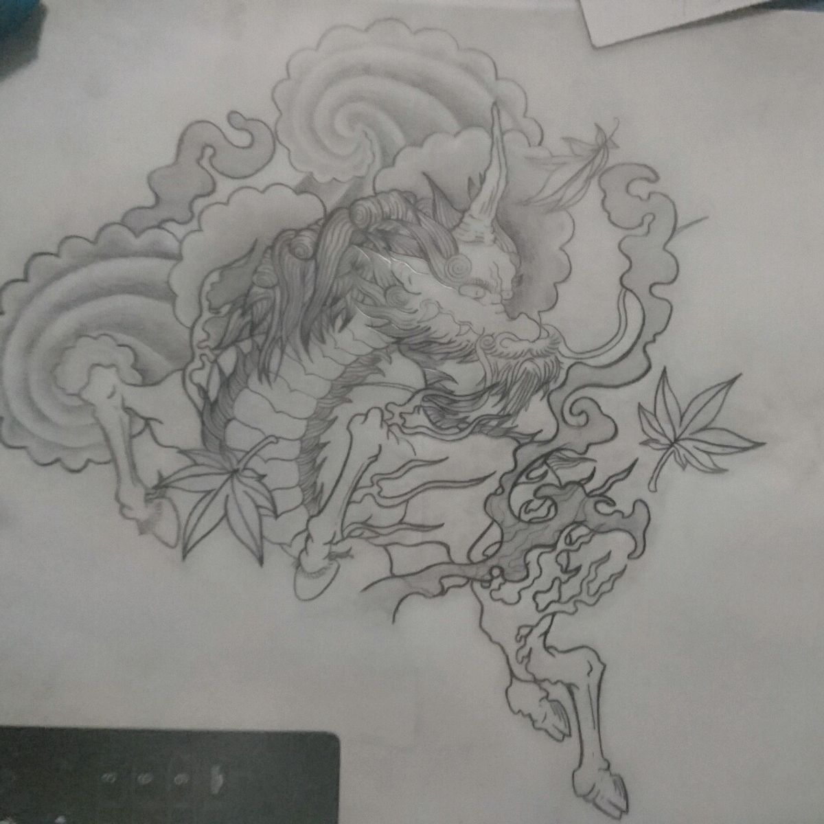 Tattoo uploaded by Kevin Guegan • Japanese kirin made for a next Work # ...