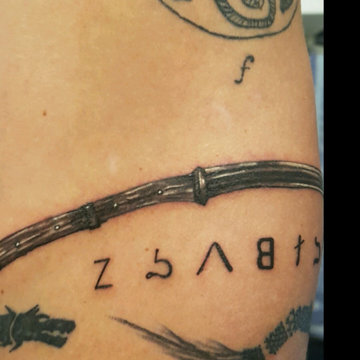 Tattoo uploaded by Gabi Enescu • Dacian little dracons... dacian falx ...
