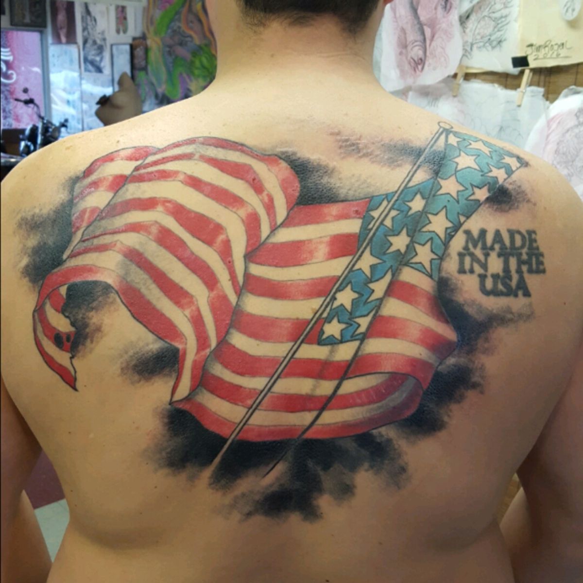 Tattoo uploaded by Dave Zabell • Back tattoo done by Jim Rosal at Jim ...
